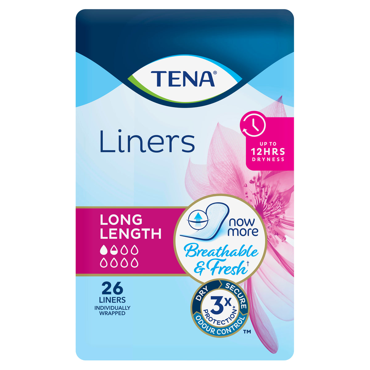 Long Length Liners | Buy Womens Liners Online | TENA NZ