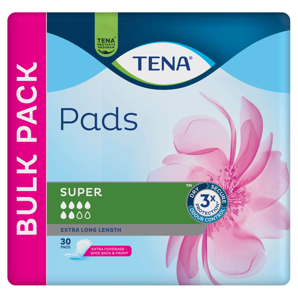 Incontinence Super Pads, Extra Long Length | TENA NZ