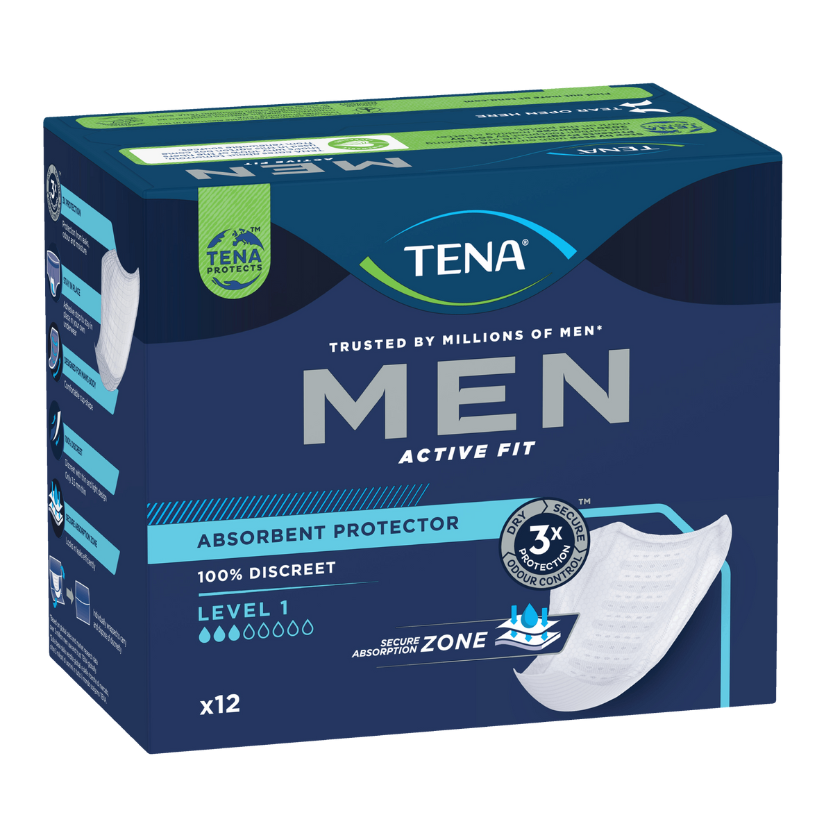 Men's Incontinence Pads - Guard Level 1 | TENA NZ