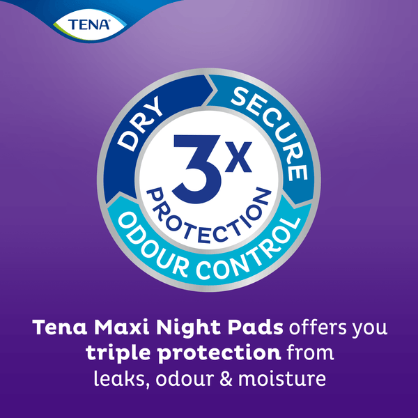 Women's Night Incontinence Pads - Maxi | TENA NZ