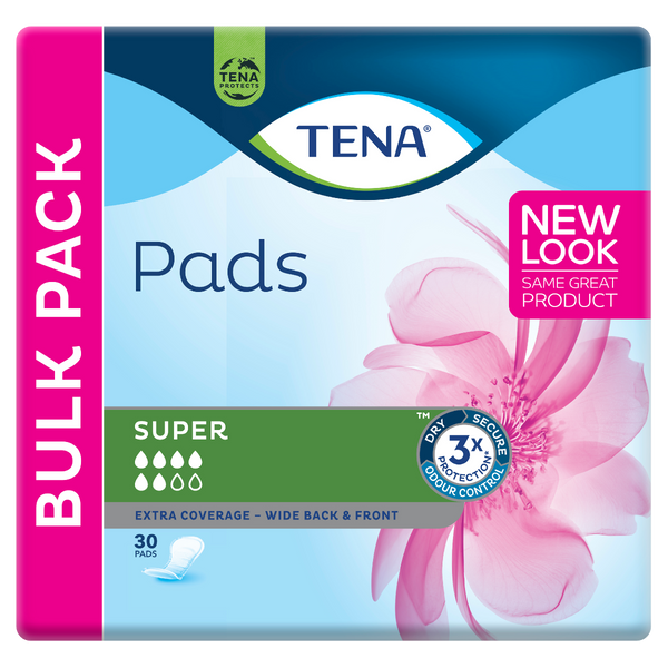 Incontinence Super Pads, Extra Long Length | TENA NZ