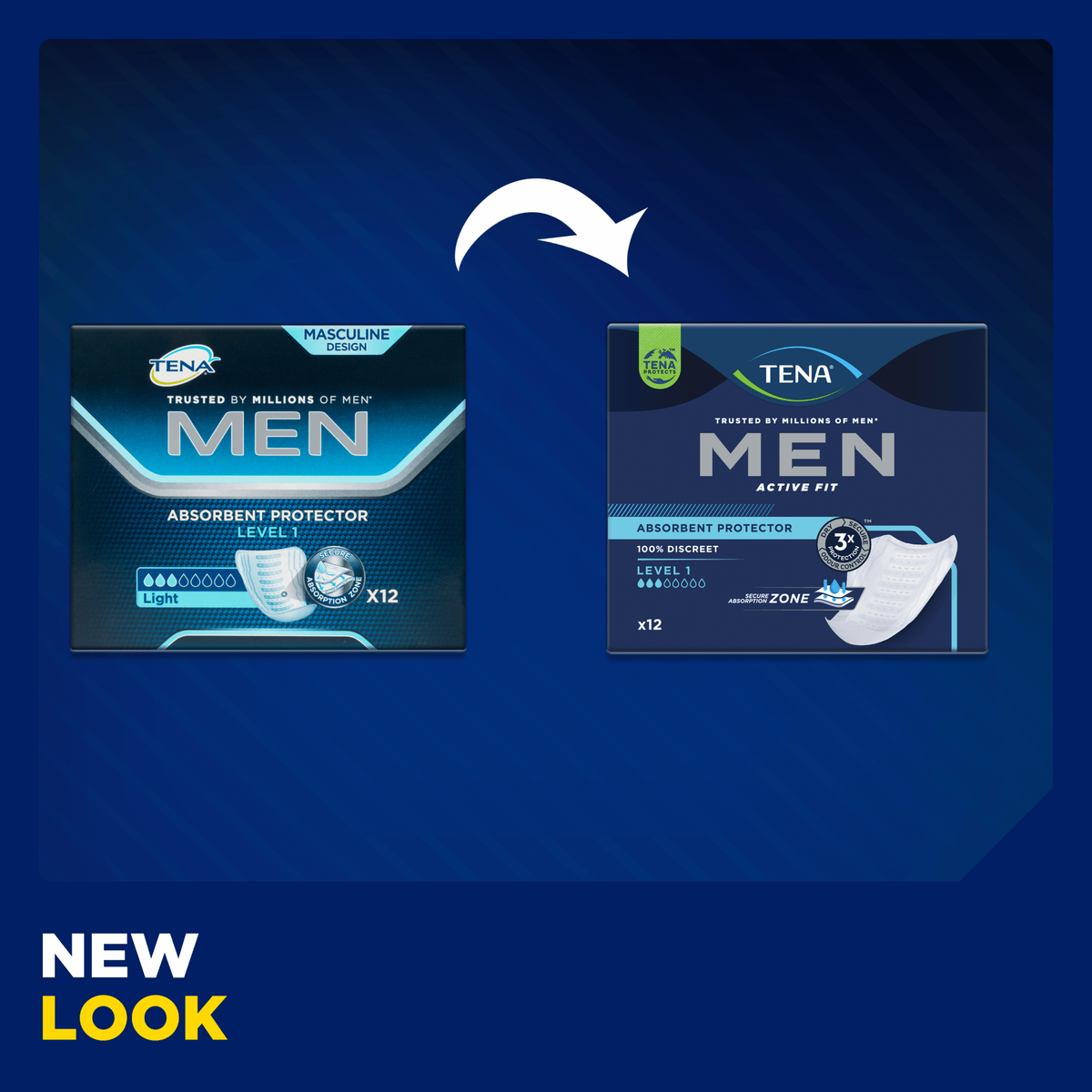 Men's Incontinence Pads - Guard Level 1 | TENA NZ