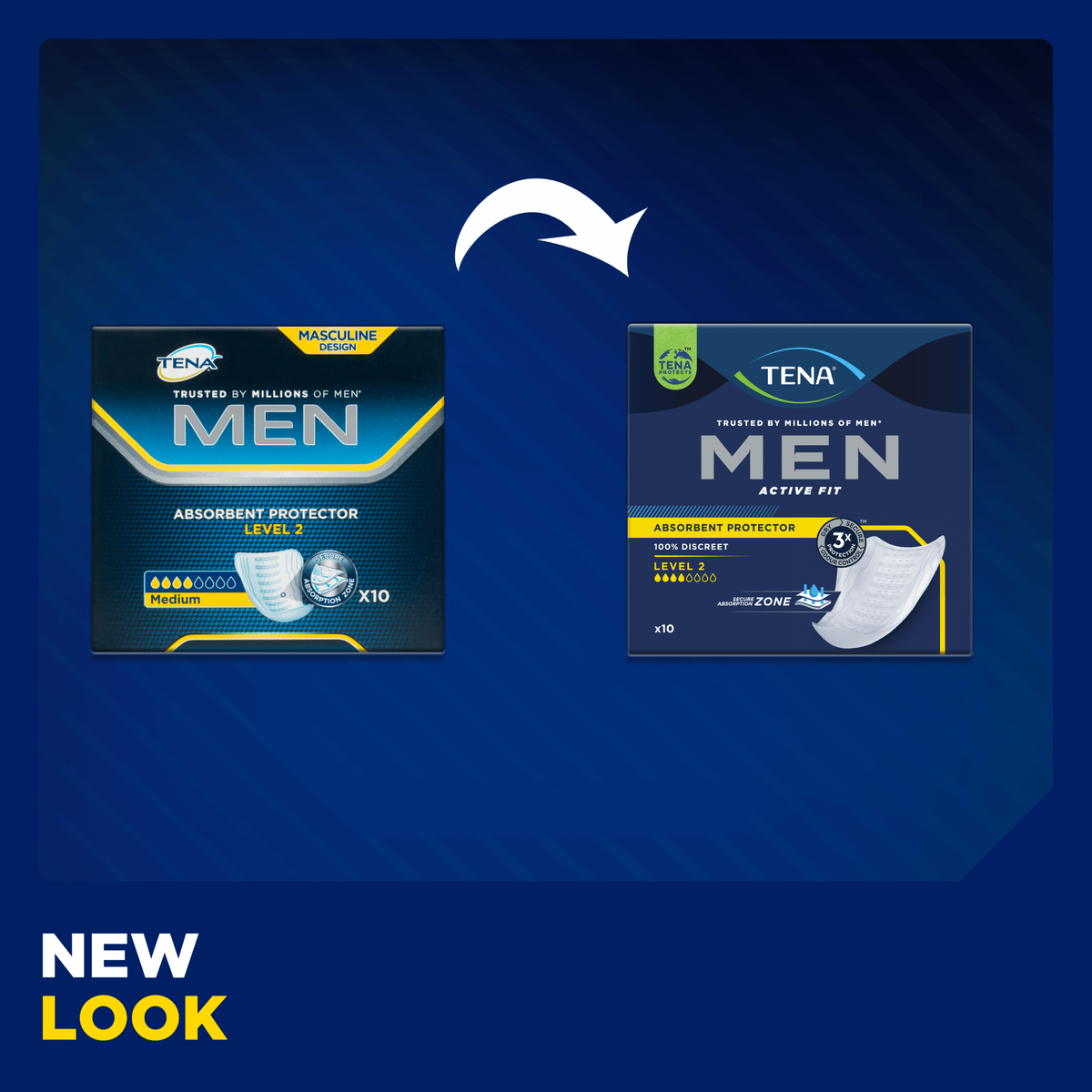 Men's Incontinence Pads - Guard Level 2 | TENA NZ