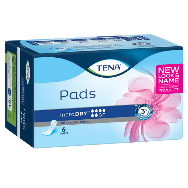 High Absorbency Extra Long Incontinence Pads, InstaDRY™ | TENA NZ