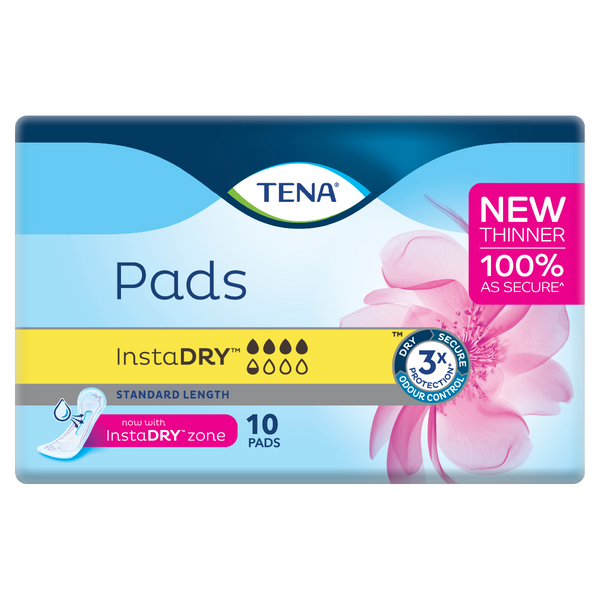 TENA Pads InstaDRY Standards | Buy Incontinence Pads Online | TENA NZ