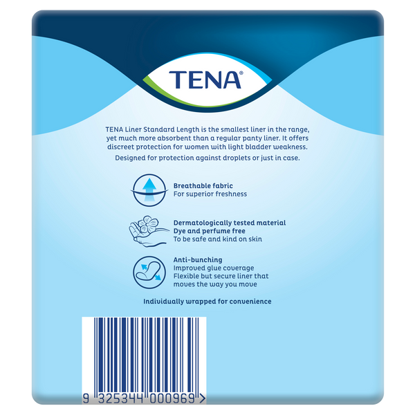 Incontinence Liners, Standard Length | TENA NZ